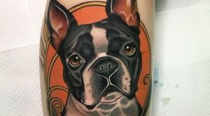 20 Boston Terrier Tattoo Ideas - The Dogman