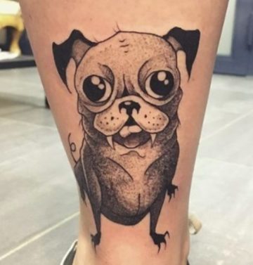 Top 33 Pug Tattoo Designs of All-Time - The Dogman