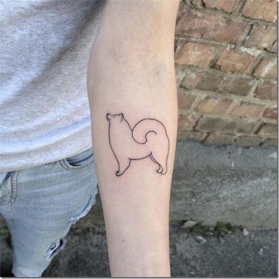 20 Cute Samoyed Tattoo Ideas - The Dogman