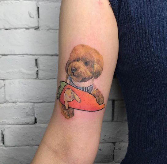 19 Of The Best Poodle Tattoo Ideas Ever - The Dogman