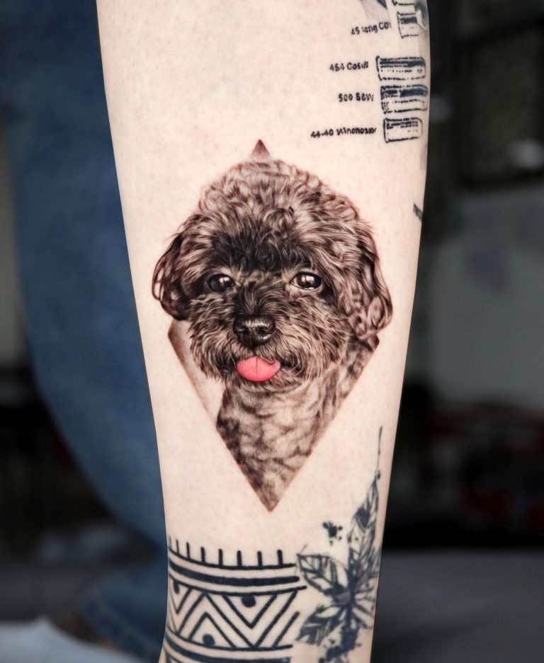 19 Poodle Tattoo Ideas - The Dogman