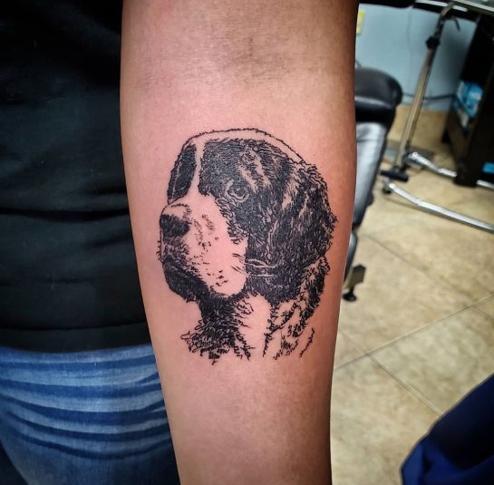20 St Bernard Tattoo Ideas You'll Love - Page 2 of 5 - The Dogman
