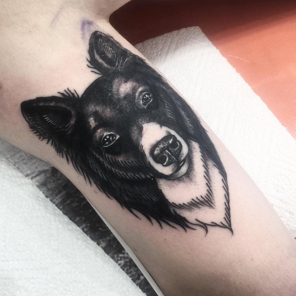 18 Wonderful Border Collie Tattoo Ideas - Page 2 of 5 - The Dogman