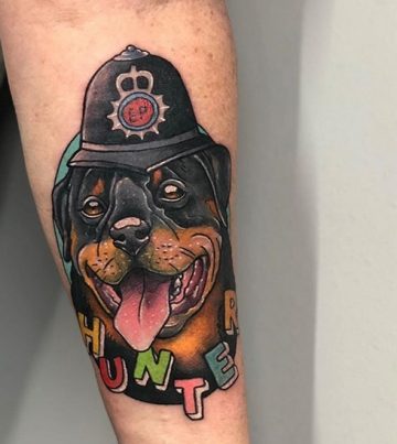 18 Rottweiler Tattoo Designs and ideas - The Dogman